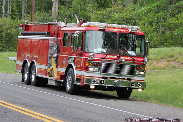 Pumper/Tanker and Tanker Run Multi-Alarm Building Fire in Charles ...