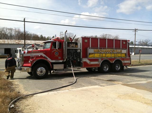 Dumspter Fire in Charles County - Mechanicsville VFD