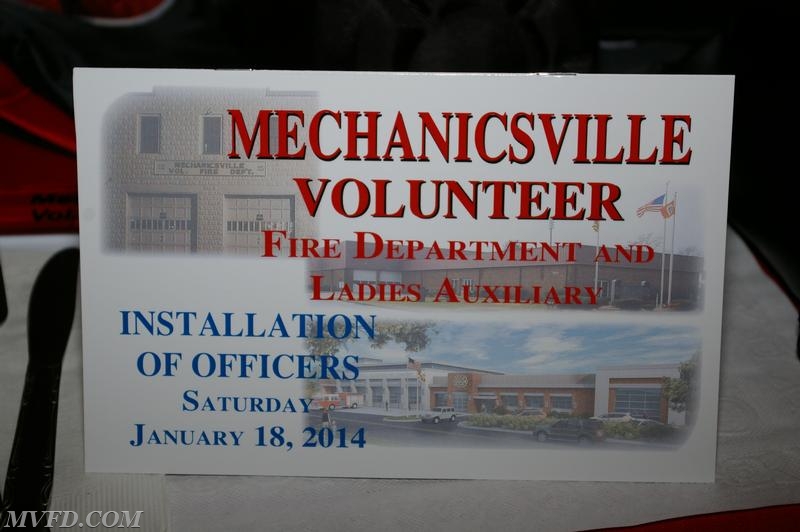 Annual Installation of Officers and Awards Banquet - Mechanicsville VFD