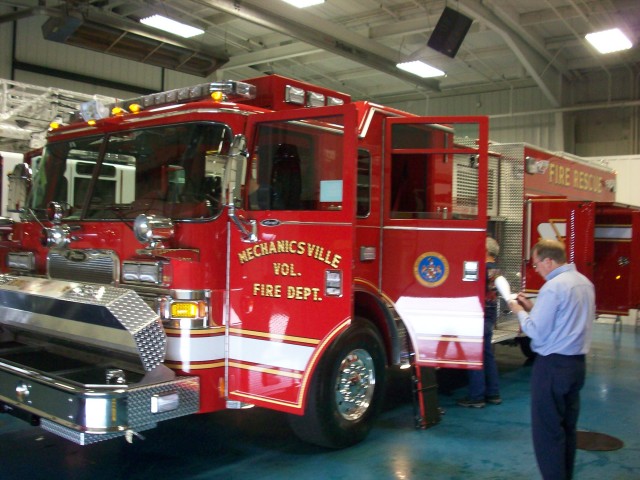 Final Inspection on the Rescue Engine - Mechanicsville VFD